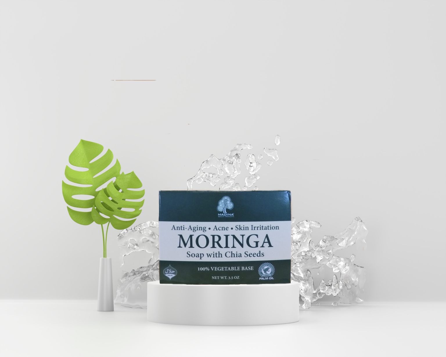 MORINGA WITH CHIA SEEDS – SOAP – Ebon Agora